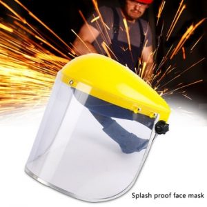 Re-Usable Yellow Face Shield Helmet - Cleaneat.NG