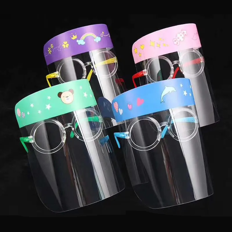 Kids Face Face Shield with Goggle Frame - Cleaneat.NG
