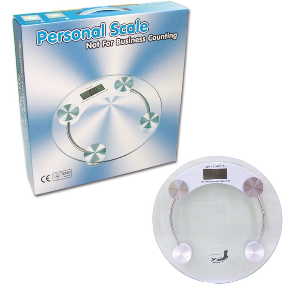 Digital Transparent Body Weight Scale - Cleaneat.NG