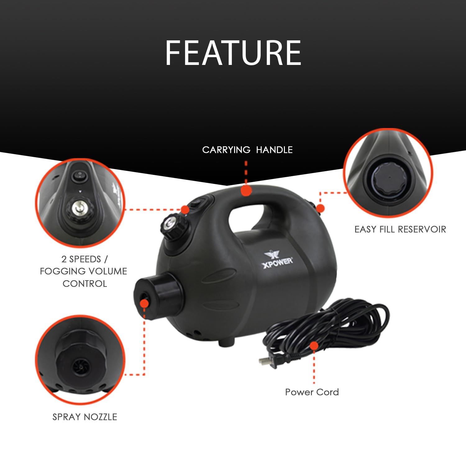 XPOWER F-18B ULV Cold Fogger - Cleaneat.NG